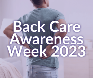 Back Care Awareness Week 2023 | Advantage Accreditation